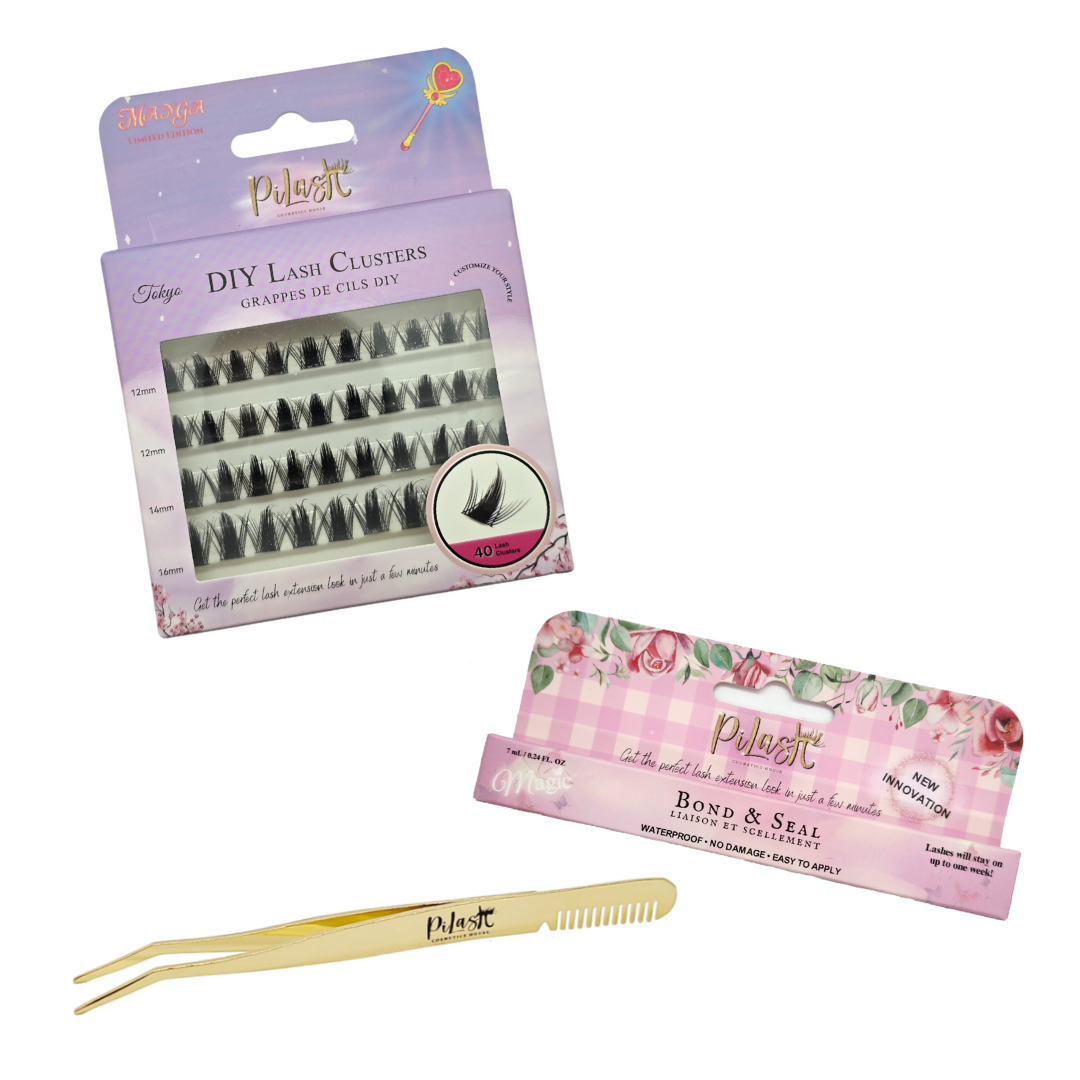 DIY TOKYO CLUSTER LASHES STARTER KIT – PiLash Cosmetics House
